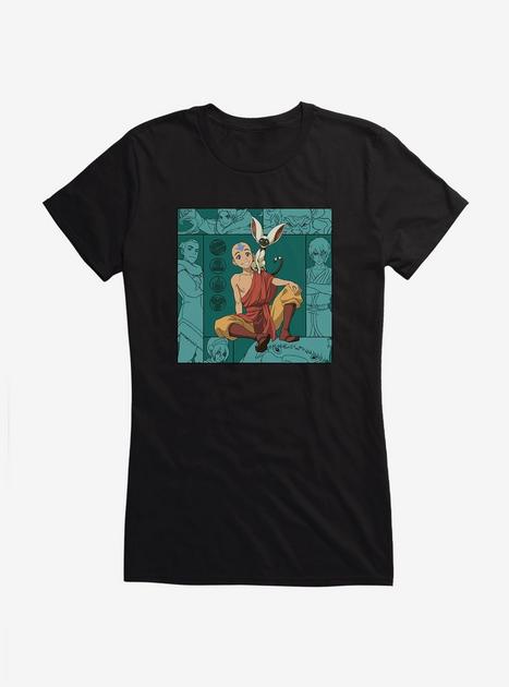 Avatar: The Last Airbender Aang And Momo Girls T-Shirt | Hot Topic