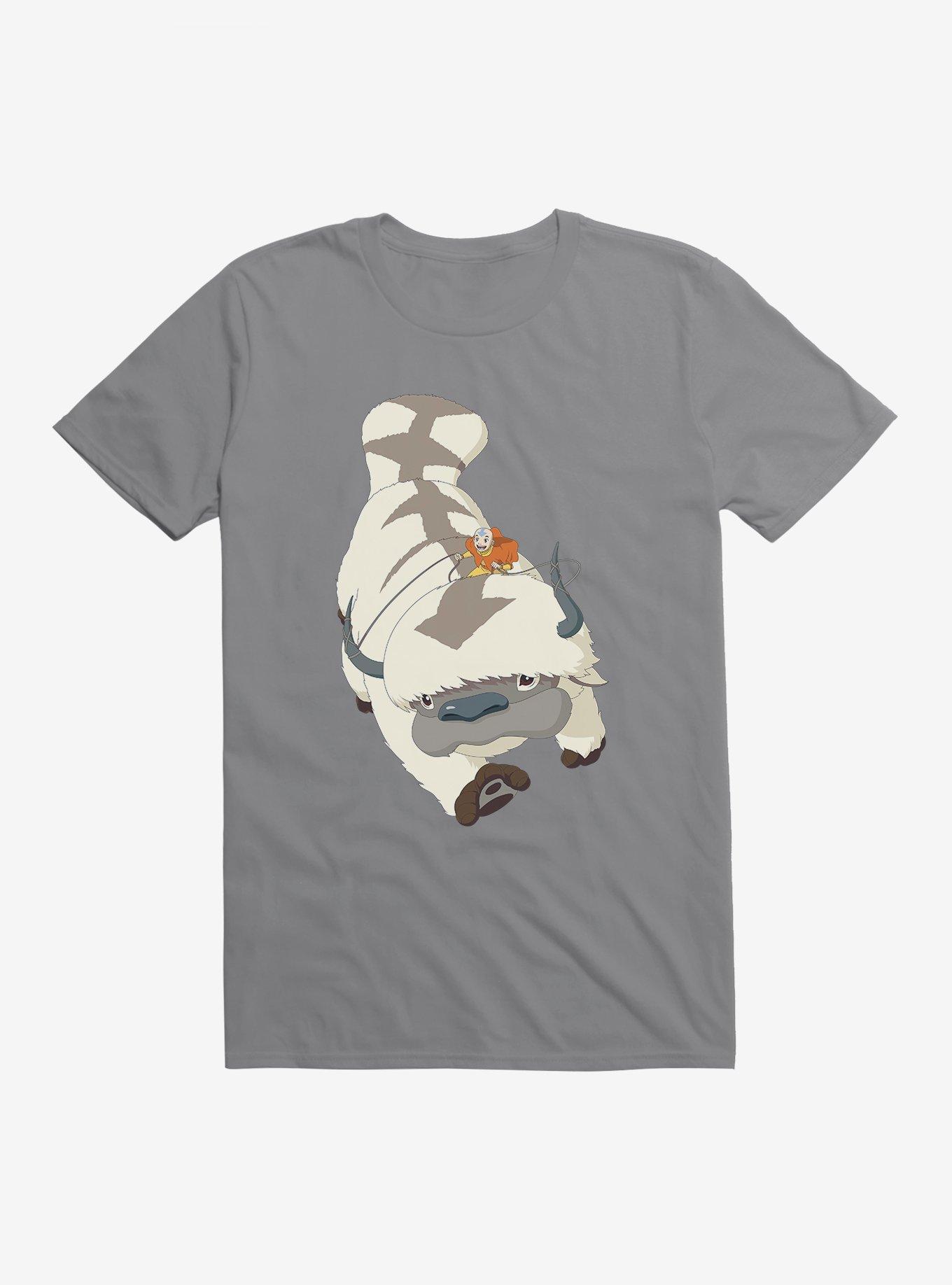 Avatar: The Last Airbender Appa Flight T-Shirt - GREY | Hot Topic