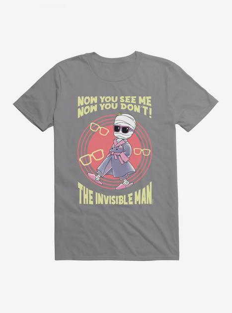 Universal Anime Monsters Invisible Man T-Shirt - GREY | Hot Topic