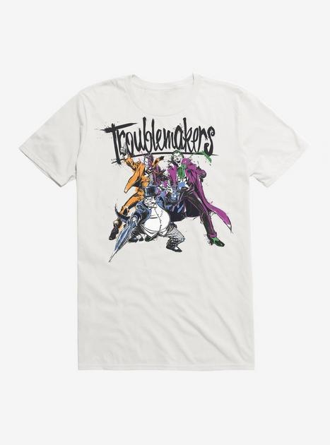 Batman Villains Troublemakers T-Shirt - WHITE | Hot Topic
