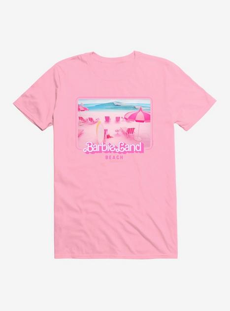 Barbie Movie Barbieland Beach T-Shirt - PINK | Hot Topic