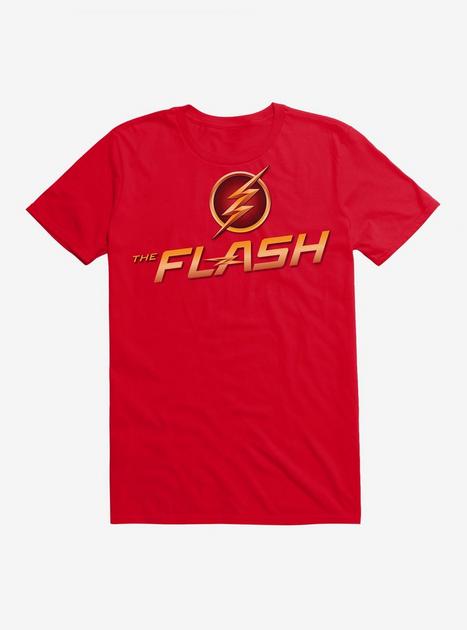 Dc Comics The Flash Logo T Shirt Red Boxlunch