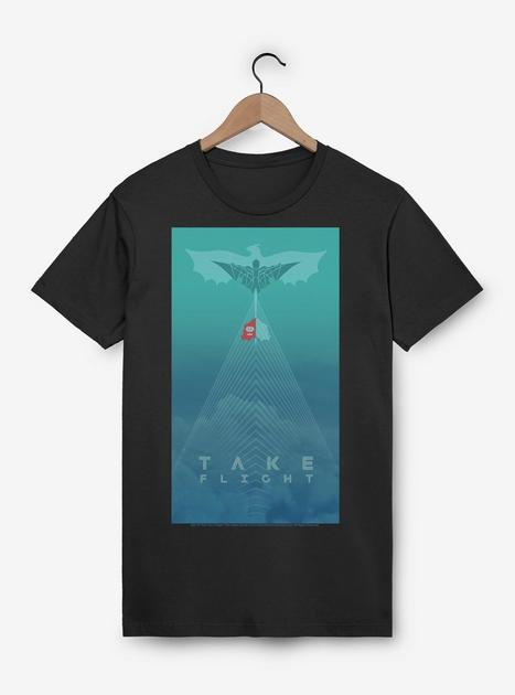 How To Train Your Dragon Take Flight Building T-Shirt - BLACK | BoxLunch