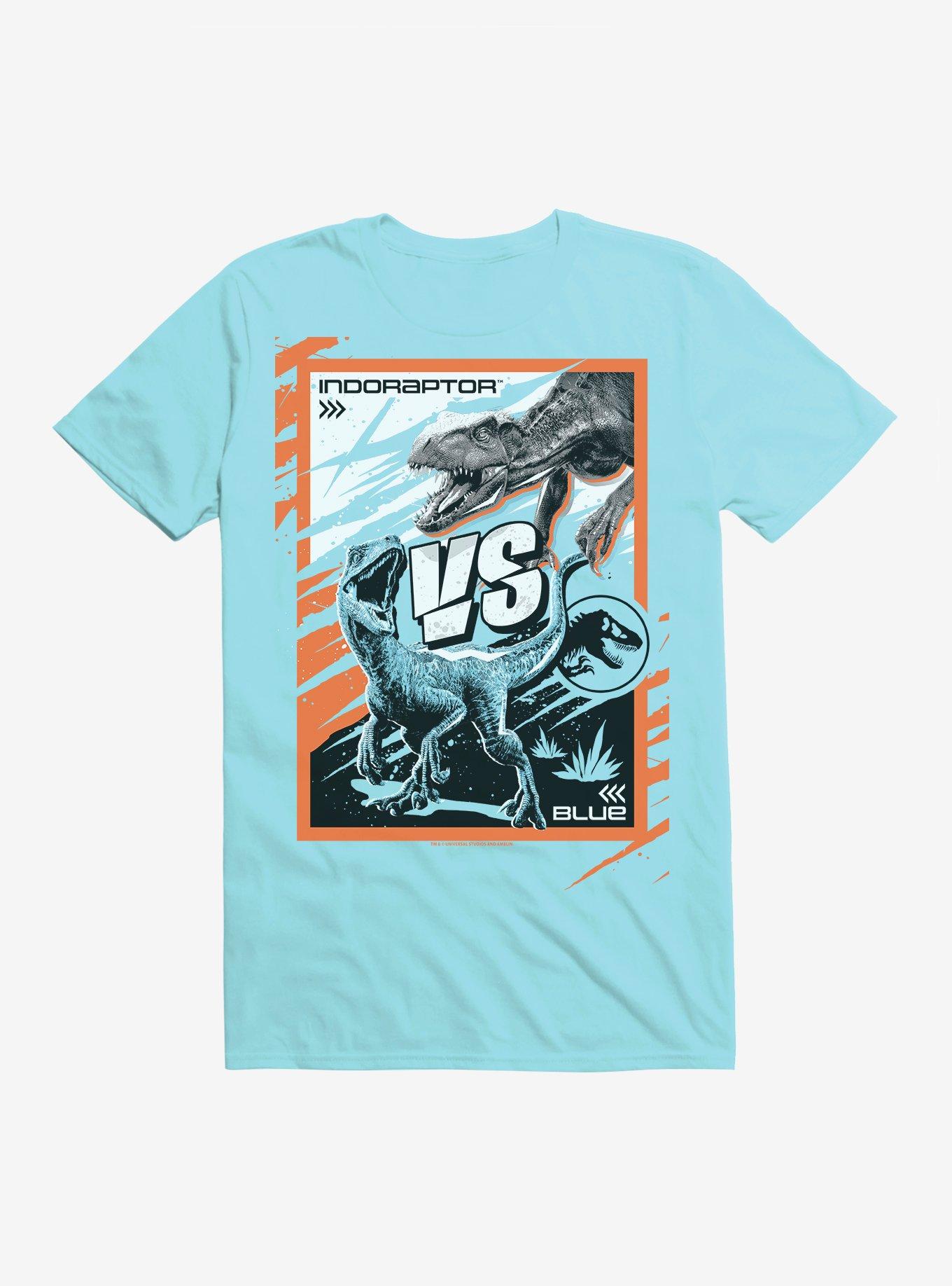 Jurassic World Indoraptor Vs Blue T Shirt Blue Boxlunch