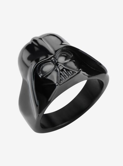 Star Wars Black Plated Darth Vader 3D Ring | Hot Topic
