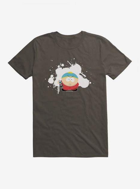 South Park Season Reference Cartman Spray Paint T-Shirt - BLACK | Hot Topic