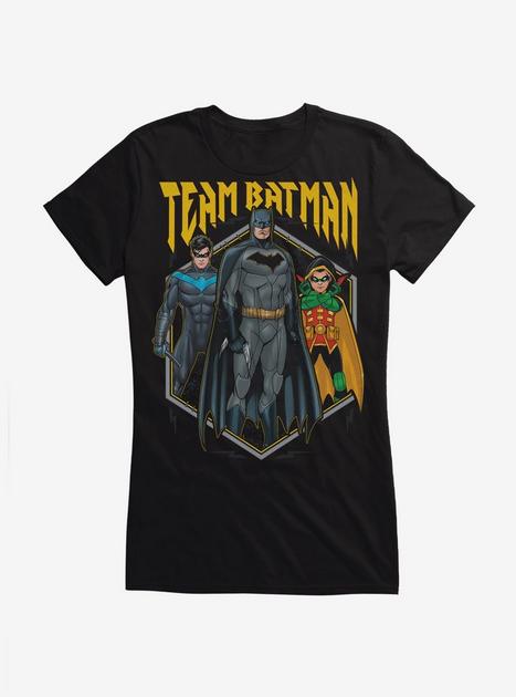 Batman Team Batman Girls T-Shirt - BLACK | Hot Topic