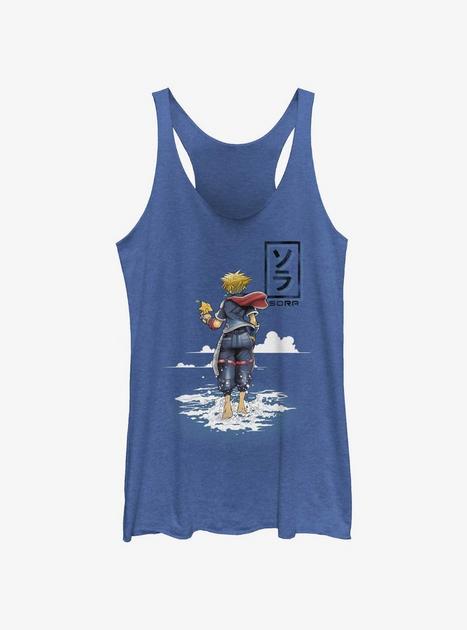 Disney Kingdom Hearts Sora Starfish Girls Tank - BLUE | Hot Topic
