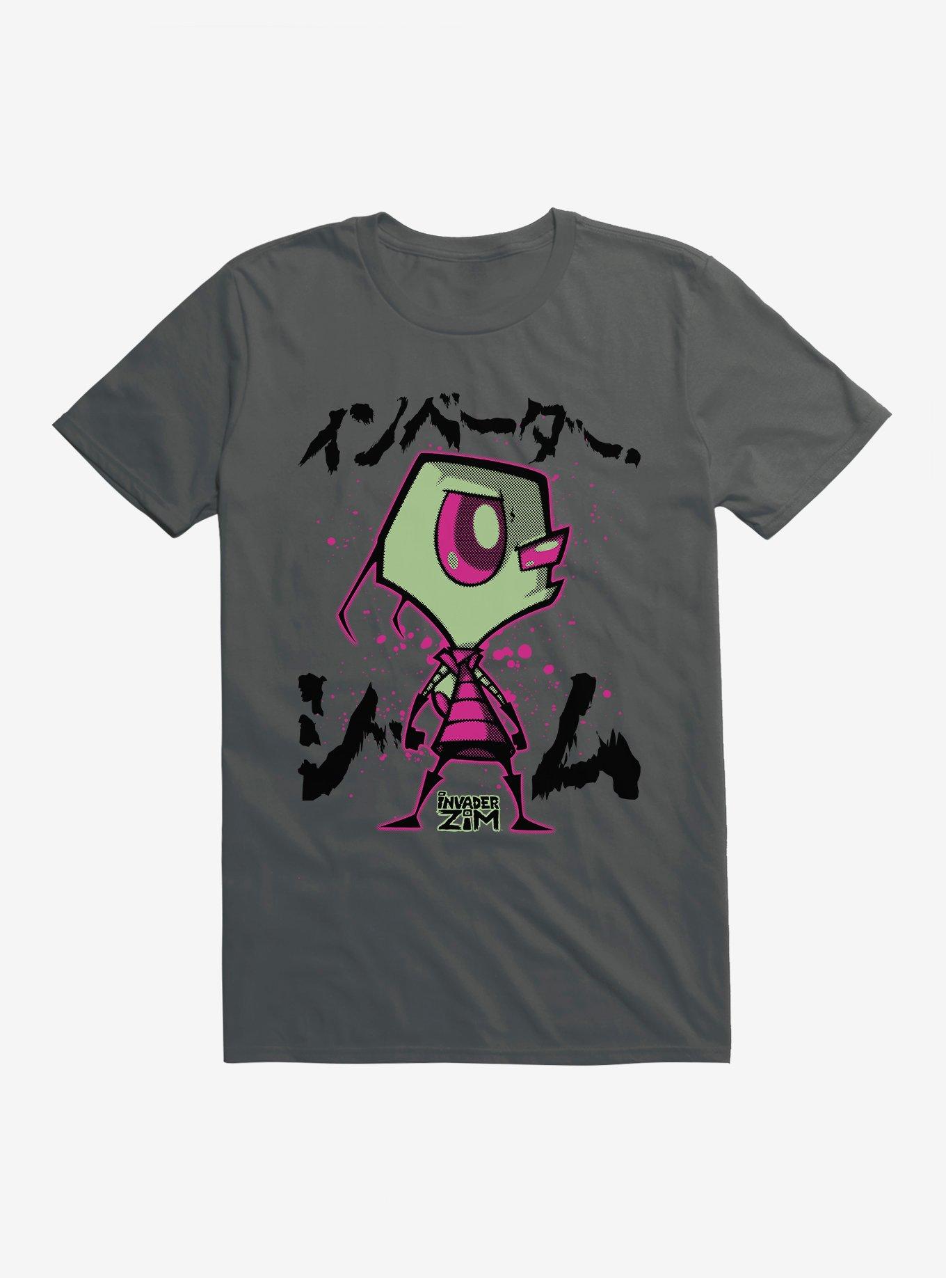 Invader Zim Pink Splatter Zim T-Shirt | Hot Topic