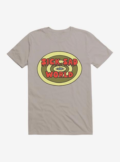 Daria Sick Sad World Logo T-Shirt - GREY | BoxLunch