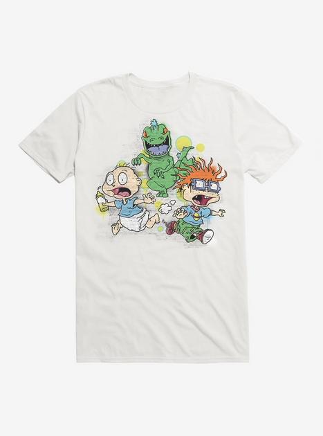 Rugrats Reptar Run Graffiti T-Shirt - WHITE | Hot Topic