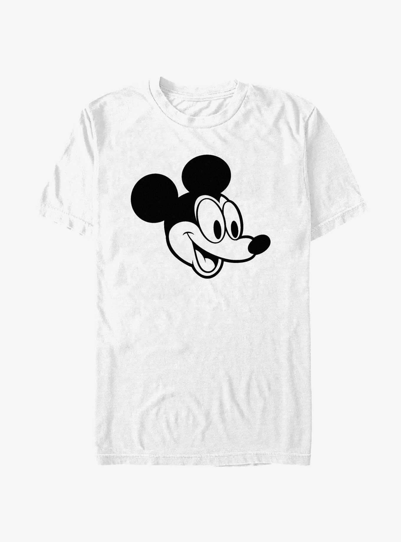 Disney Mickey Mouse Mickey Head T Shirt White Boxlunch