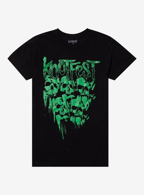 Slipknot Knot Fest Skulls Glow-In-The-Dark T-Shirt | Hot Topic
