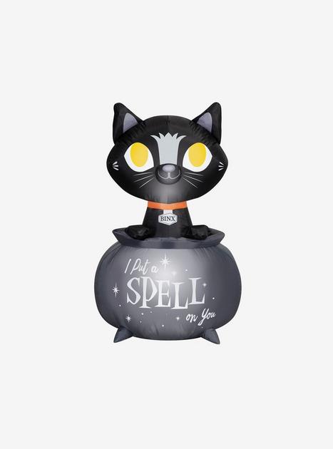 Disney Hocus Pocus Binx in Cauldron Light-Up Inflatable Decor | BoxLunch