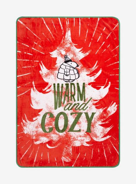 Peanuts Snoopy Warm and Cozy Fleece Throw | BoxLunch