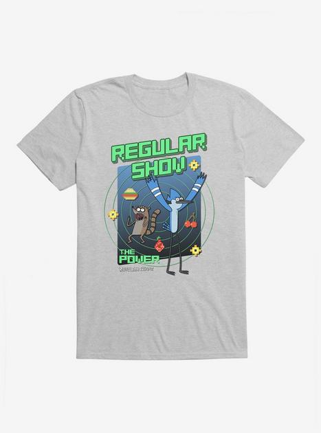 Regular Show The Power T-Shirt - GREY | Hot Topic