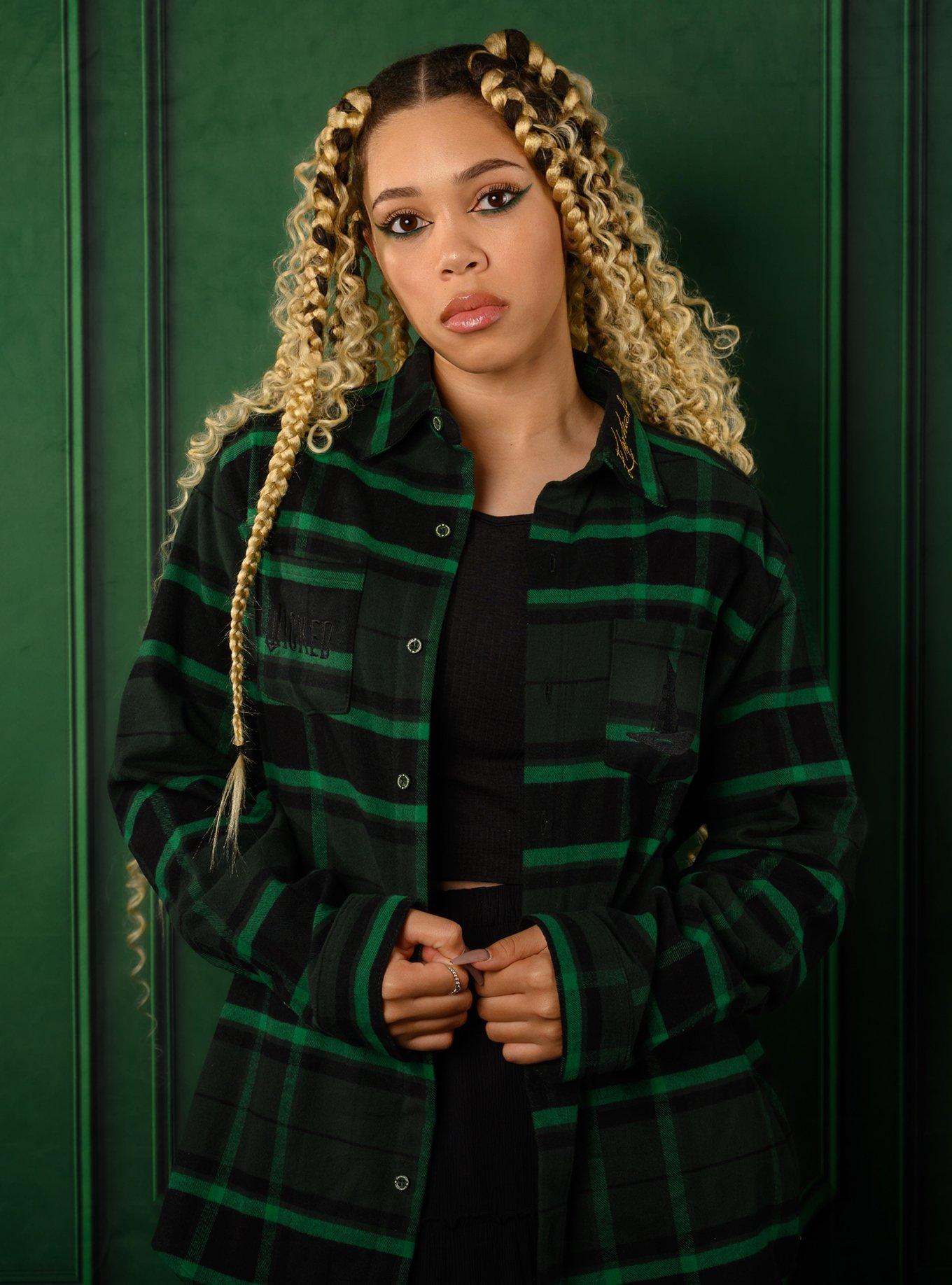 Cakeworthy Wicked Elphaba Flannel | BoxLunch