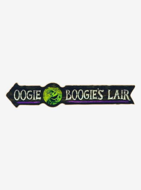 Disney The Nightmare Before Christmas Oogie Boogie's Lair Wall Sign ...