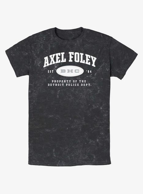 Beverly Hills Cop Axel Foley Mineral Wash T-Shirt - BLACK | Hot Topic