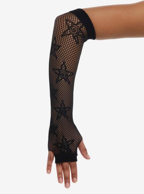 Spiral Star Fishnet Arm Warmers | Hot Topic