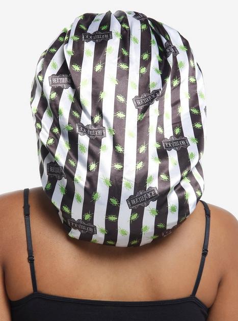 Beetlejuice Stripe Beetle Bonnet | Hot Topic