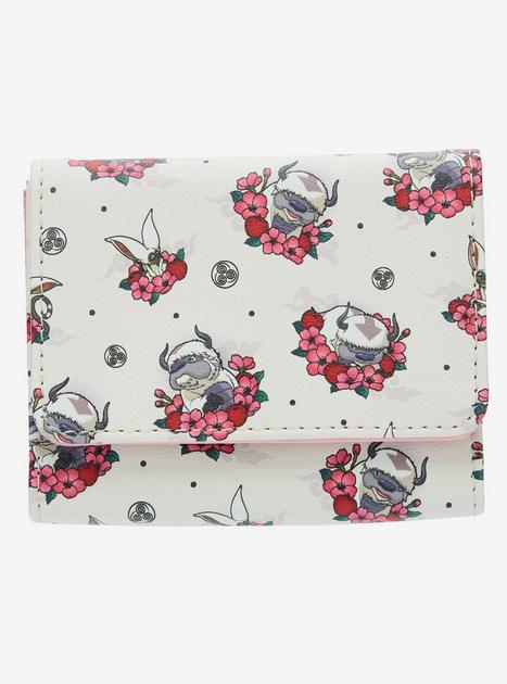 Loungefly Avatar: The Last Airbender Appa & Momo Flower Mini Wallet ...