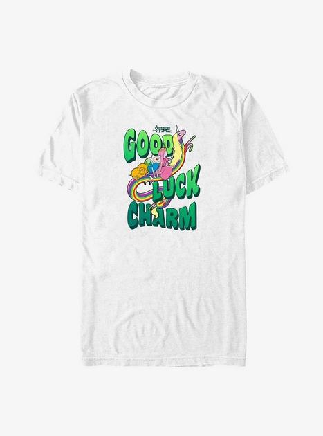 Adventure Time Good Luck Charm Big & Tall T-Shirt - WHITE | Hot Topic