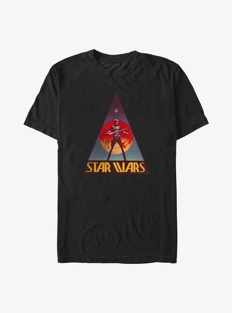 Star Wars Triangle Sunset Big & Tall T-Shirt - BLACK | Hot Topic