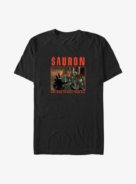 The Lord of the Rings Sauron Boxed Big & Tall T-Shirt - BLACK | Hot Topic