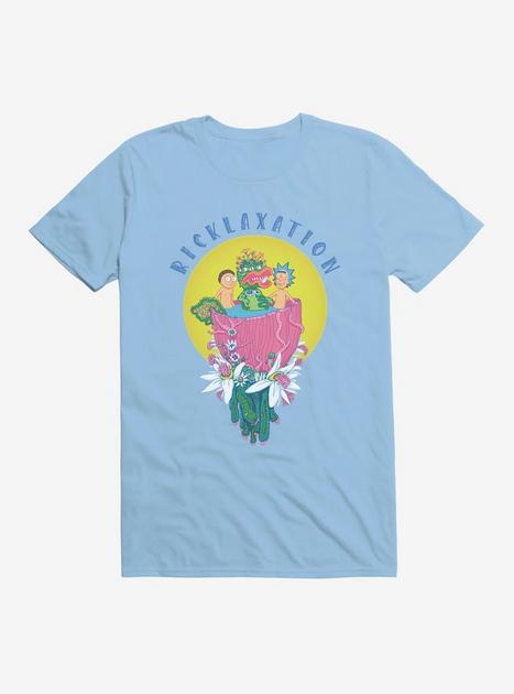 Rick And Morty Ricklaxation T-Shirt - BLUE | Hot Topic