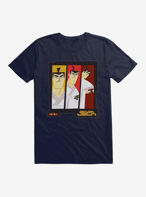 Samurai Jack Sword Unsheath T-Shirt - BLUE | Hot Topic