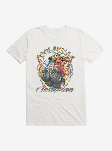 Scooby-Doo Coolsville Crusher Racing Truck T-Shirt - WHITE | Hot Topic