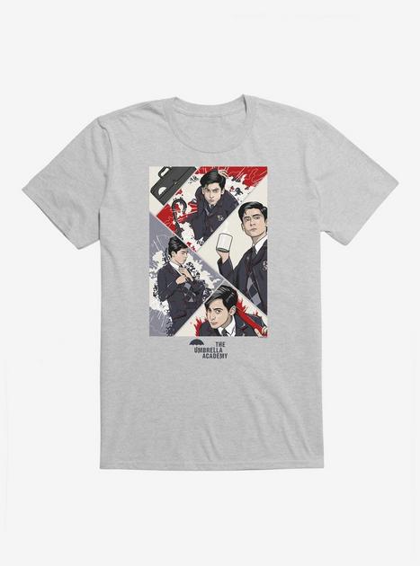 The Umbrella Academy Number Five Comic T-Shirt - GREY | Hot Topic