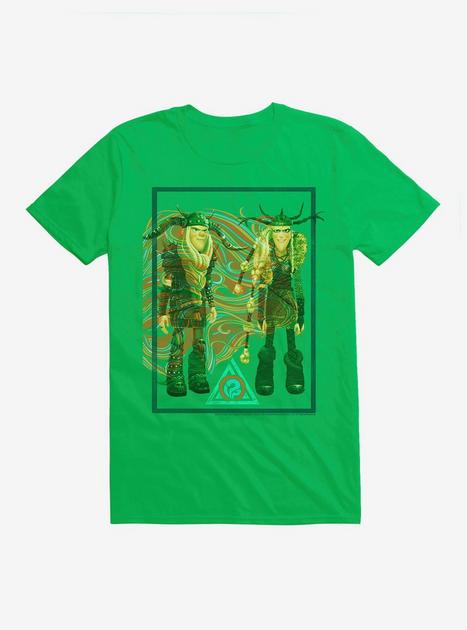 How To Train Your Dragon Tuffnut & Ruffnut T-Shirt - GREEN | Hot Topic