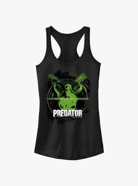 Alien Predator Pointer Girls Tank - BLACK | Hot Topic