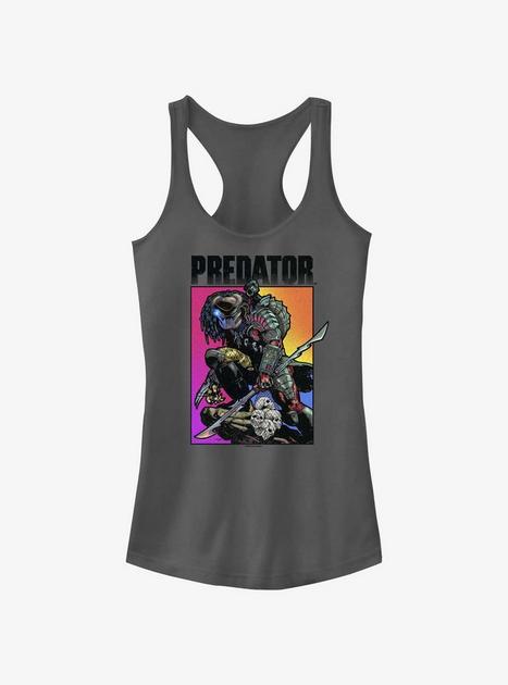 Alien Retro Predator Girls Tank - GREY | Hot Topic