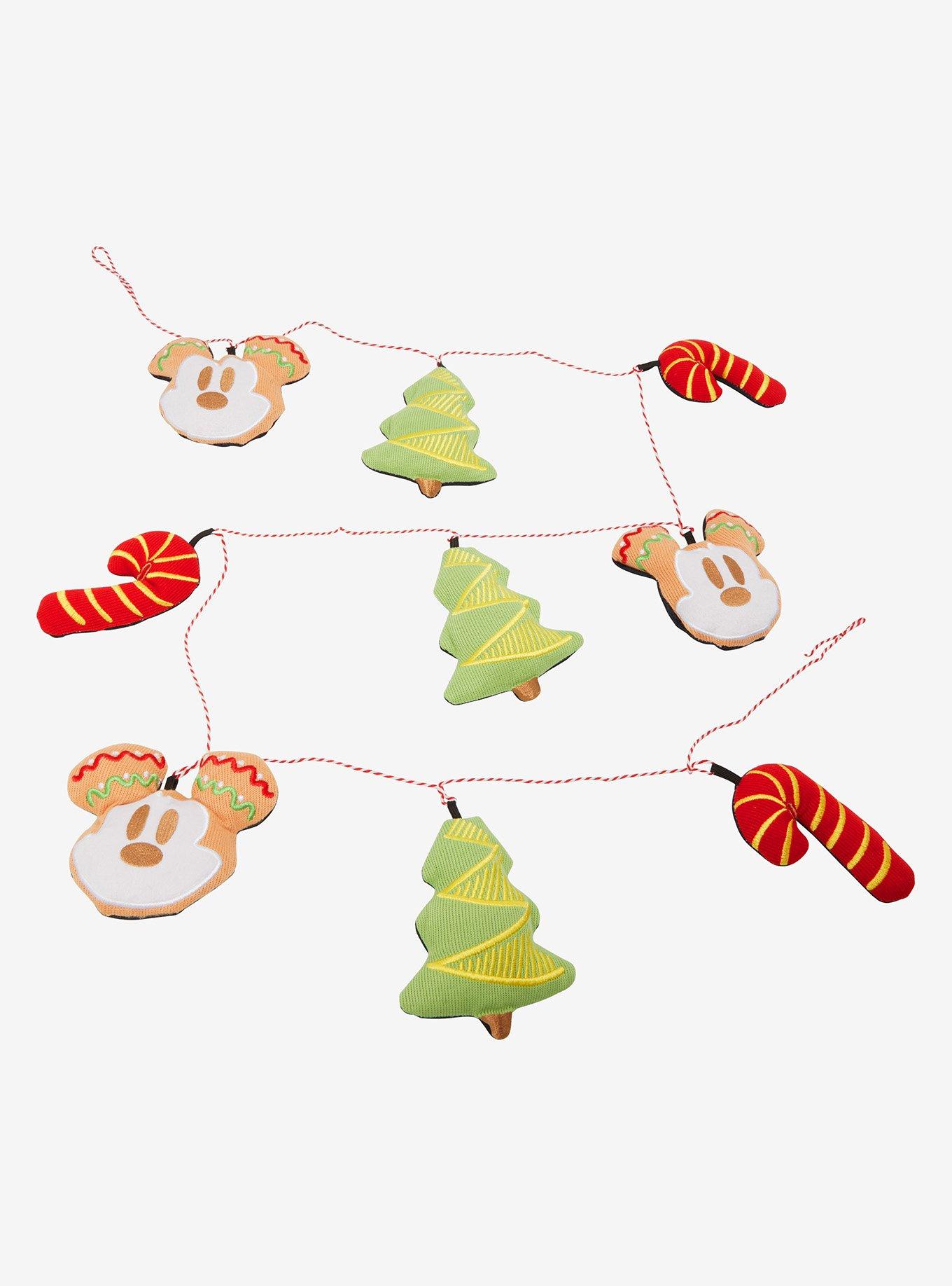 Disney Mickey Mouse Holiday Cookie Plush Garland - BoxLunch Exclusive ...