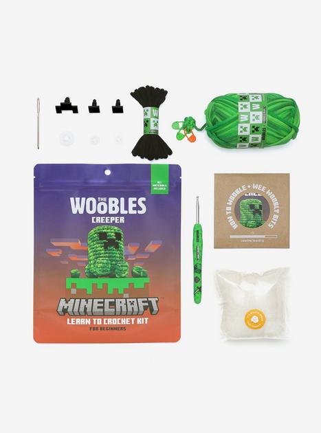 The Woobles Minecraft Creeper Beginner Crochet Kit | Hot Topic