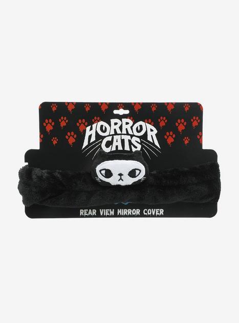 Skeleton Cat Plush Rearview Mirror Cover | Hot Topic