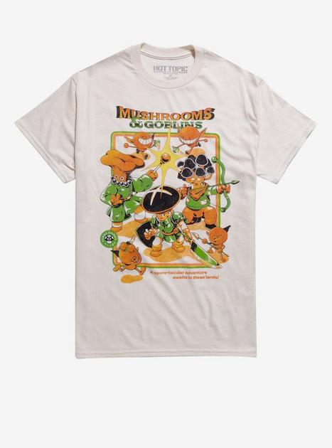 Mushrooms & Goblins T-Shirt By Ilustrata | Hot Topic