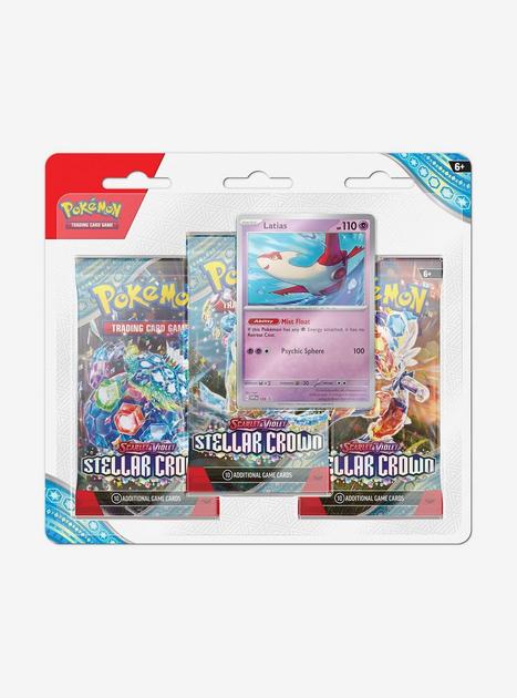 Pokémon Trading Card Game Scarlet & Violet Stellar Crown Booster Pack ...