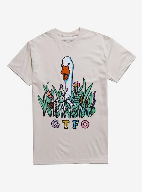 GTFO Duck T-Shirt By Popcorn Punk | Hot Topic