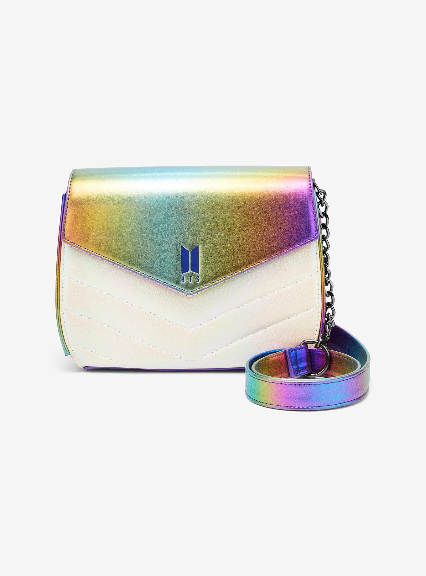 Loungefly Funko Pop! BTS Iridescent Quilted Crossbody Bag | Hot Topic