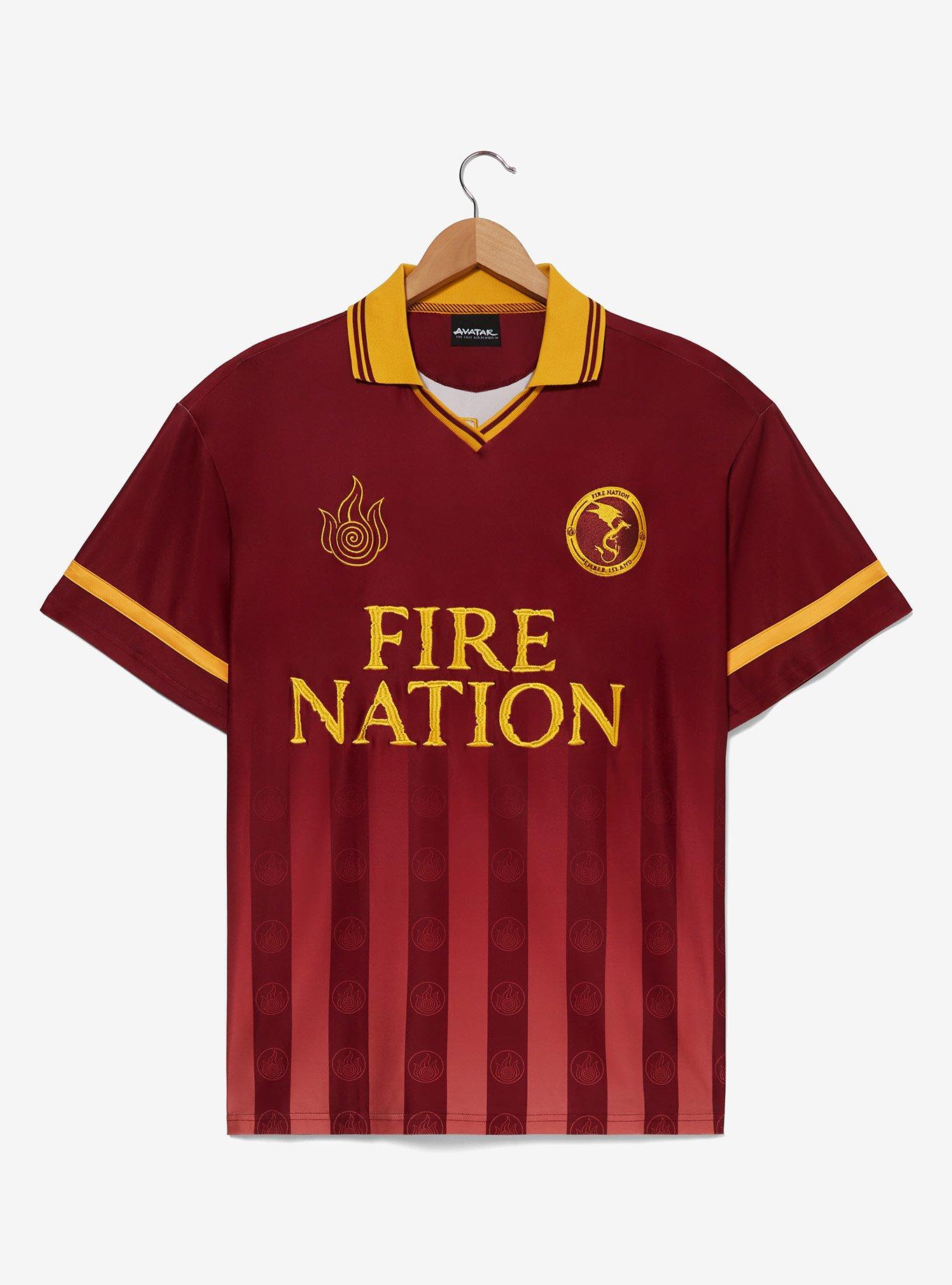 Avatar: The Last Airbender Fire Nation Gradient Jersey — BoxLunch ...