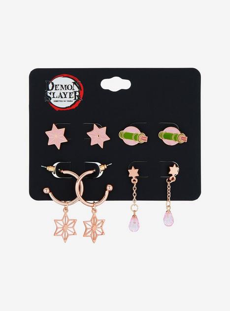 Demon Slayer: Kimetsu No Yaiba Nezuko Icons Earring Set | Hot Topic