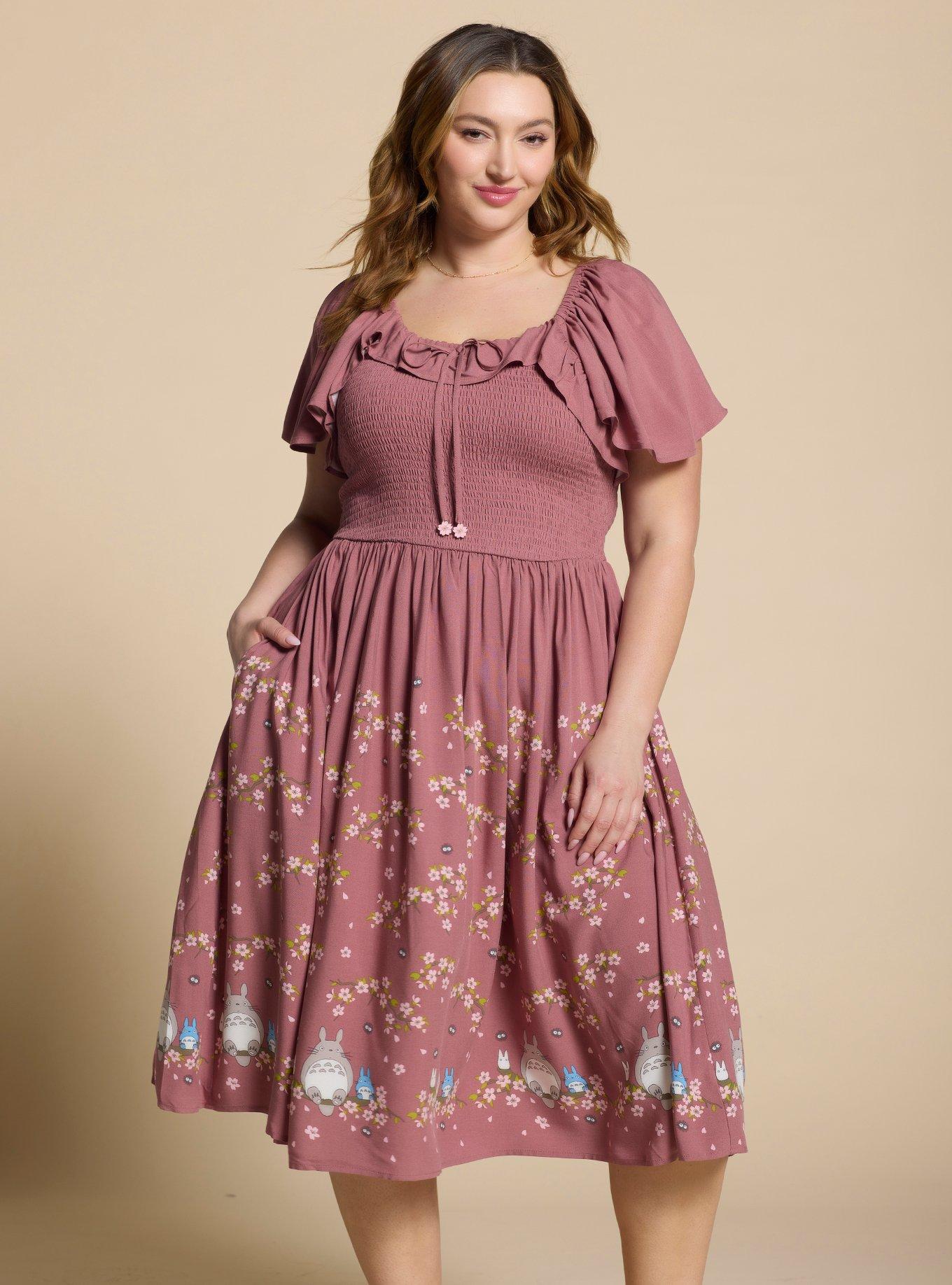 Her Universe Studio Ghibli® My Neighbor Totoro Cherry Blossom Plus Size ...