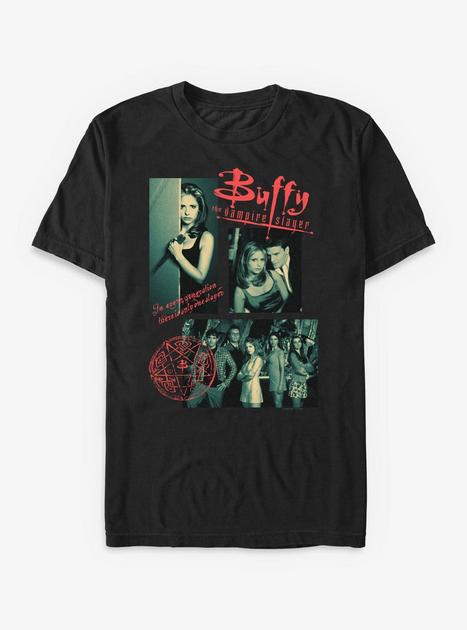 Buffy The Vampire Slayer Collage T-Shirt - BLACK | Hot Topic