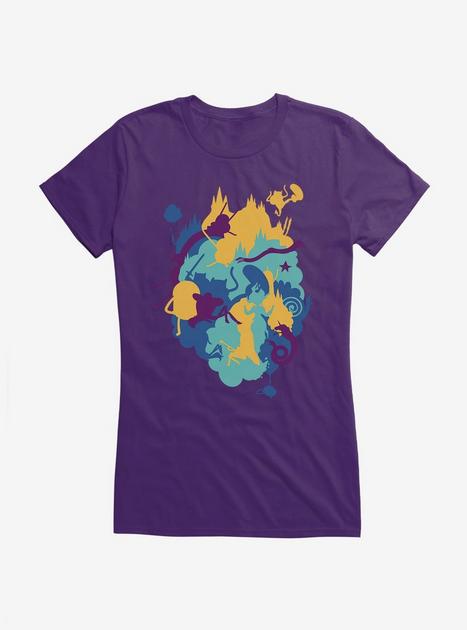 Adventure Time Acid Colorblock Girls T-Shirt - PURPLE | Hot Topic