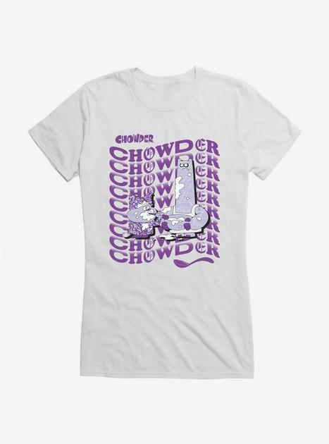 Chowder And Schnitzel Girls T-Shirt - WHITE | Hot Topic