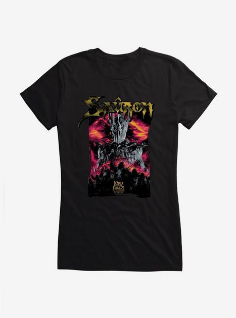 The Lord Of The Rings Sauron Girls T-Shirt - BLACK | Hot Topic